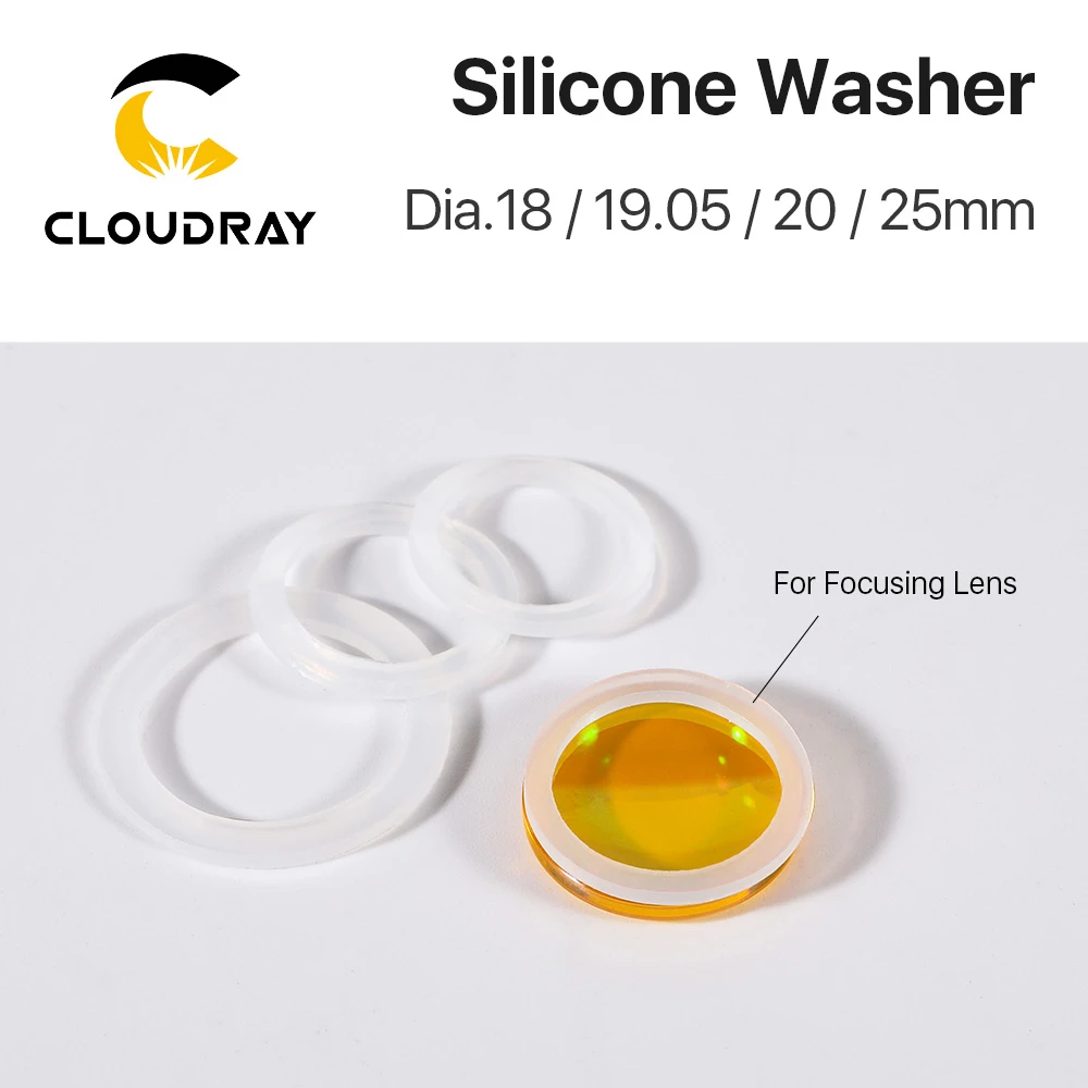 Cloudray Silicone Washer 19.05 20 25mm for CO2 Laser Focusing Lens Mirrors|lens for co2|lens ...