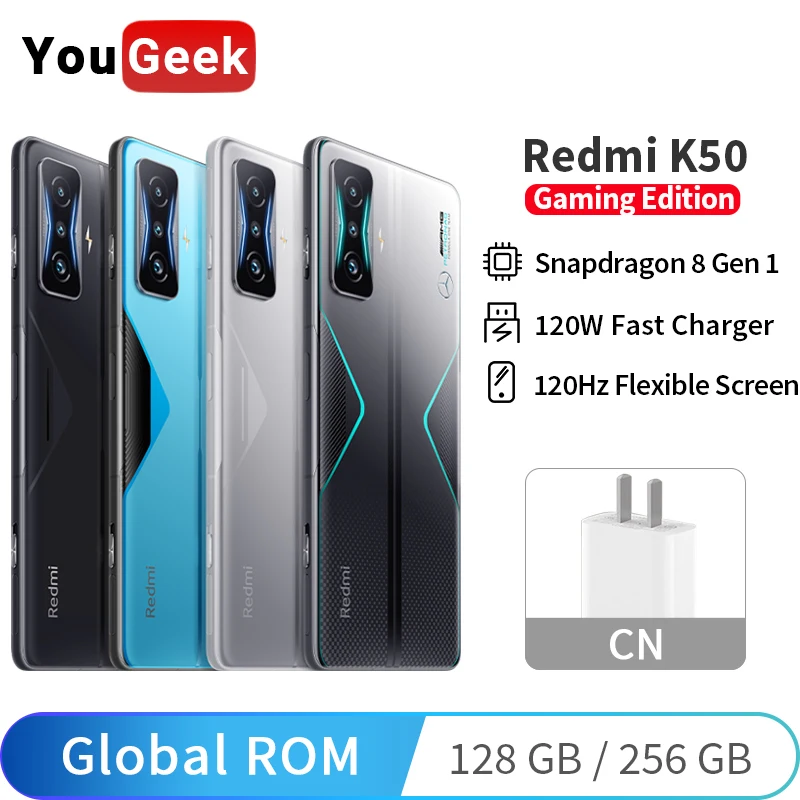 Xiaomi teléfono inteligente Redmi K50 Gaming Edition, ROM Global, 128GB ...