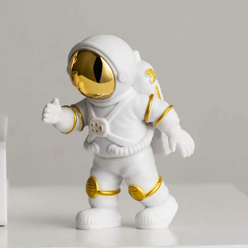 Nordic-Astronaut-Figurine-Resin-Spaceman-Sculpture-Modern-Home-Decor ...