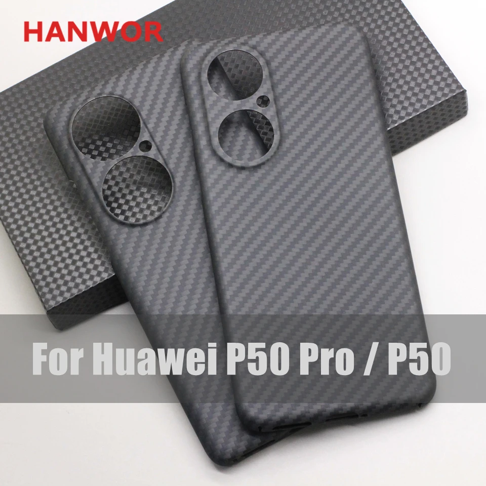 HANWOR-Pure-Carbon-Fiber-Protective-Case-for-Huawei-P50-Pro-Ultra-thin ...