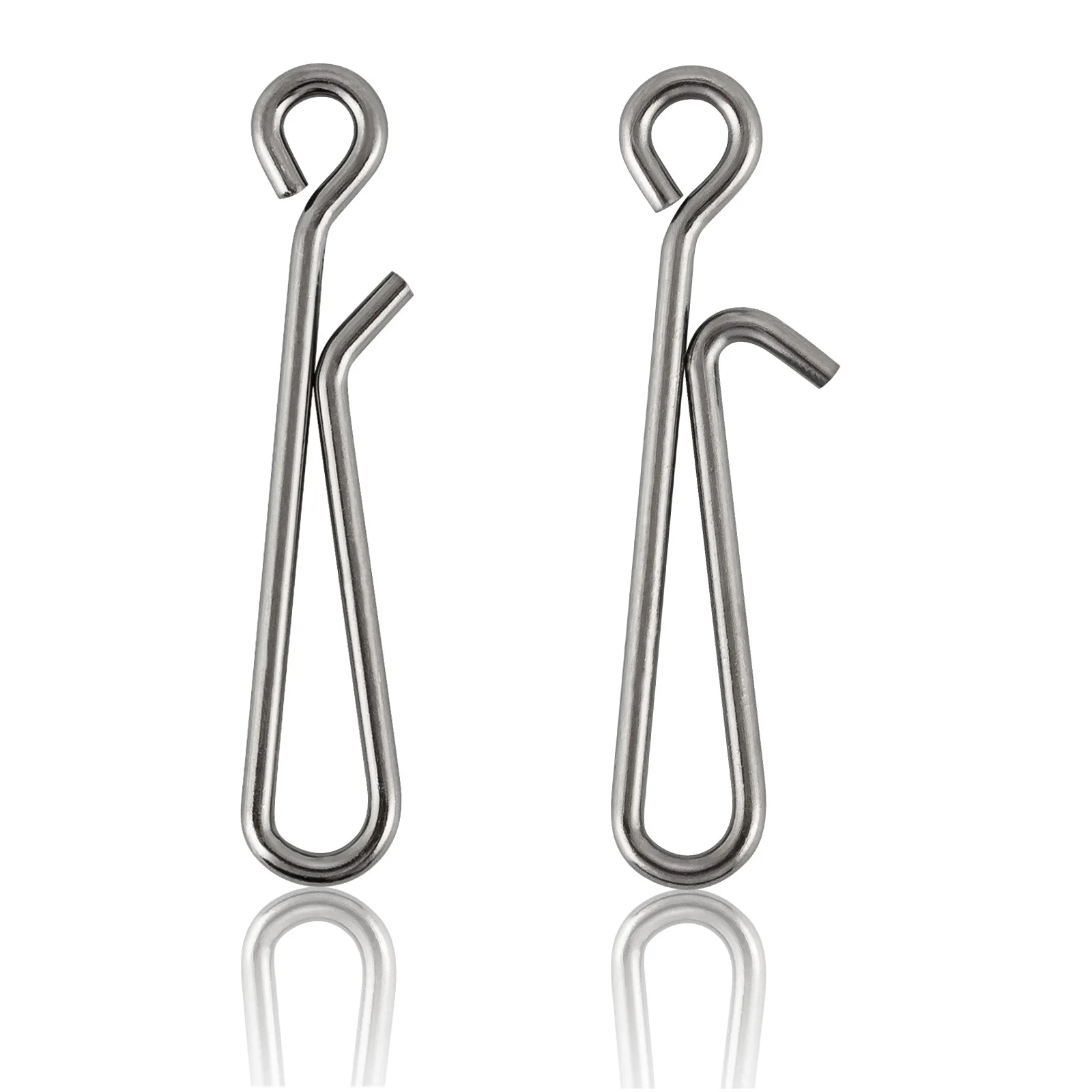 50pcs-Fishing-Clips-Quick-Change-Stainless-Steel-Fishing-Snaps-Hanging ...