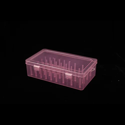 Clear Sewing Thread Storage Box 42 Pieces Spools Bobbin Carrying ...