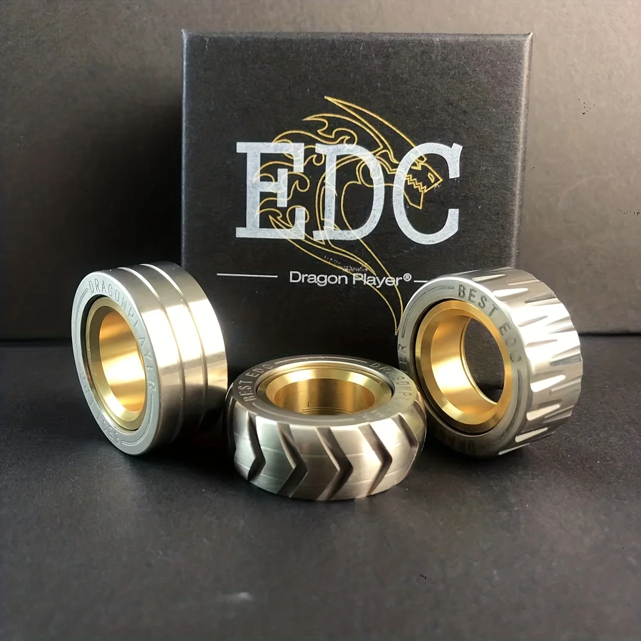 Stainless Steel Paragraph Ratchet Finger Ring, EDC Adult Office ...
