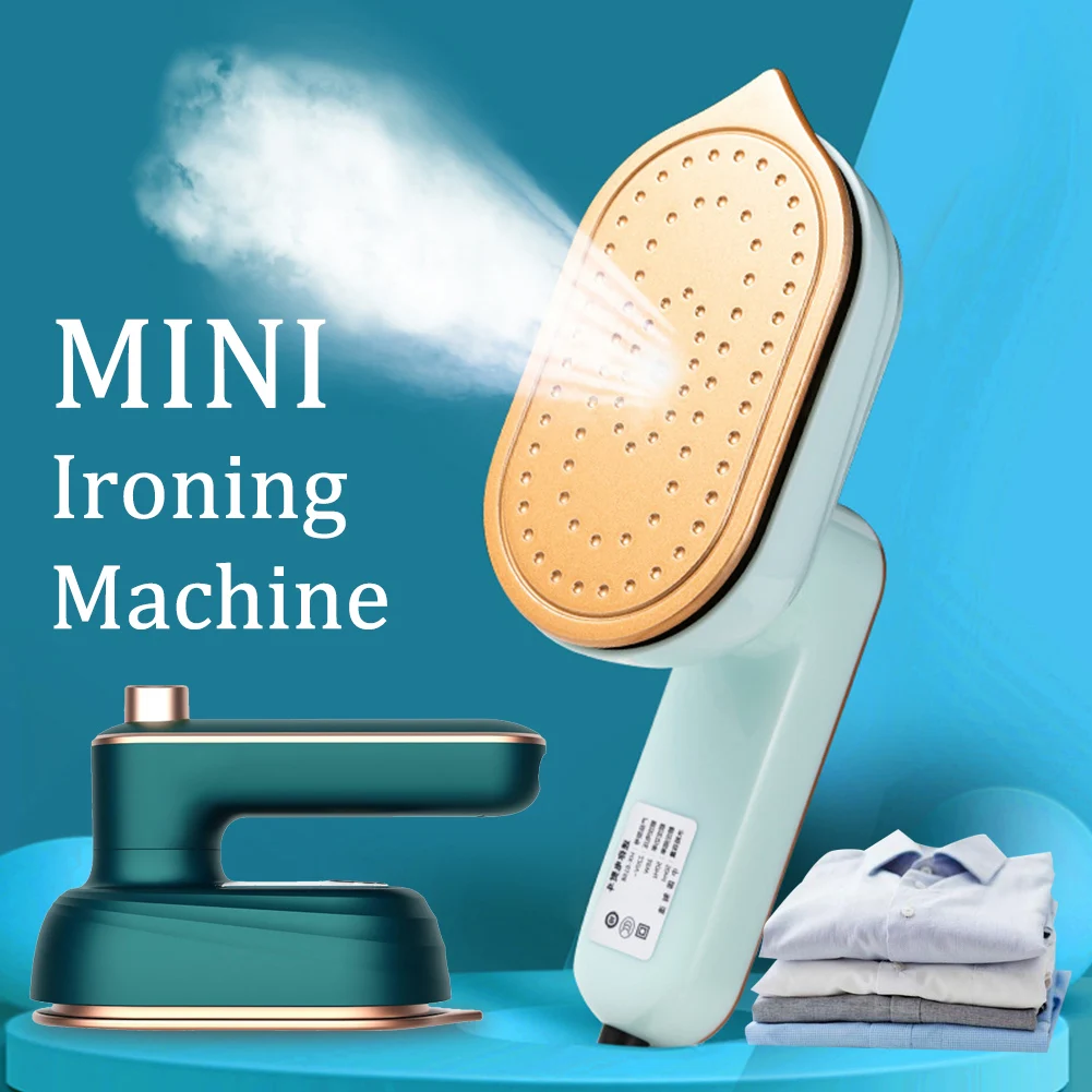 360-Rotatable-Mini-Steam-Iron-Handheld-Portable-Garment-Steamer-Dry-Wet ...