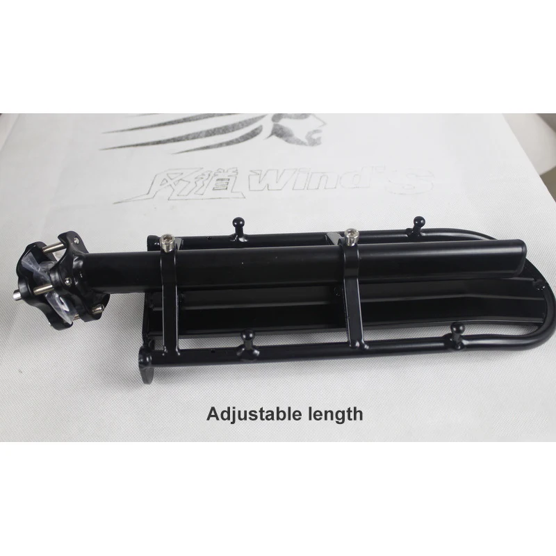Bike-rear-shelf-mountain-bike-flat-retractable-carrier-rack-bike ...