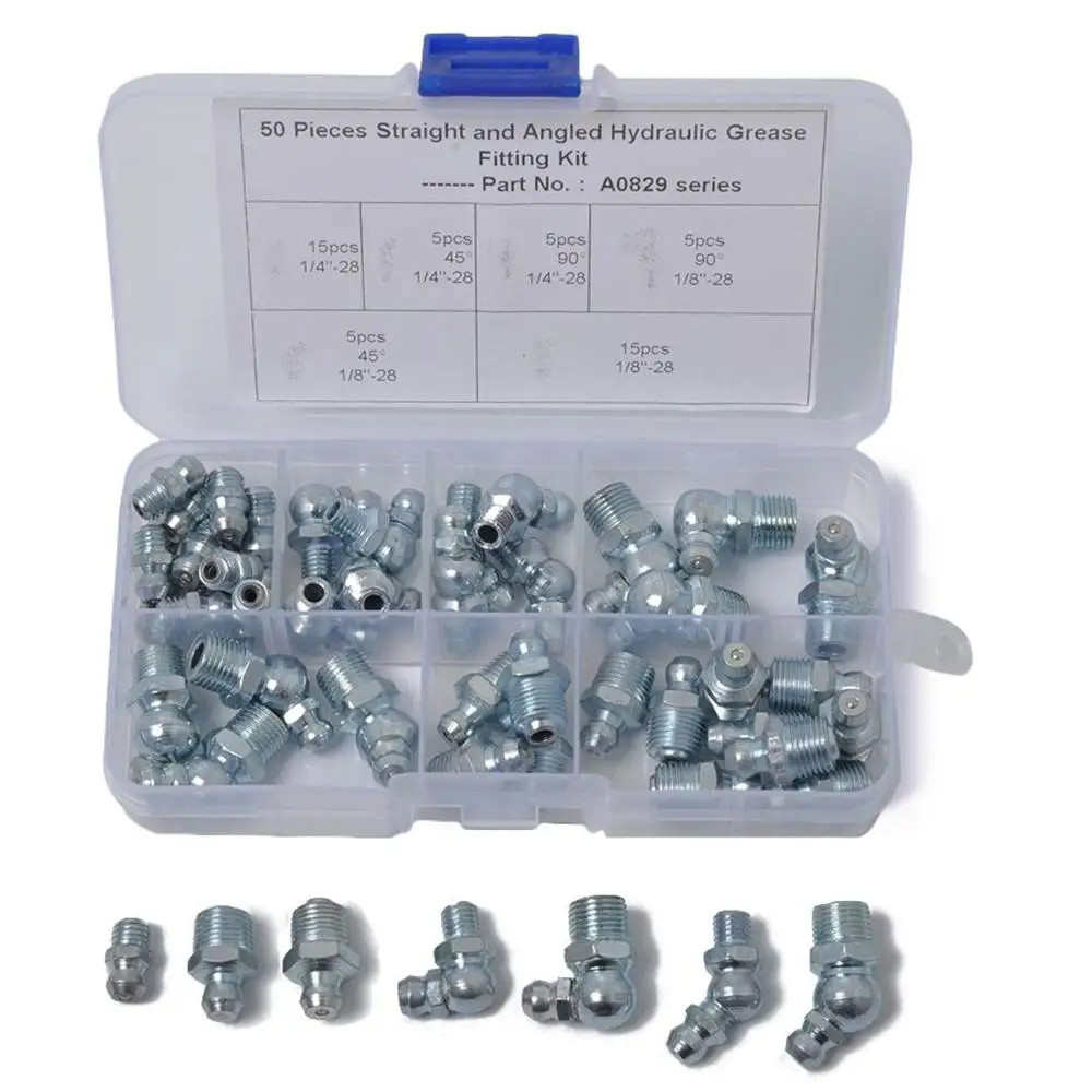 50pcs-set-Vehicle-Nozzle-Fuel-Injector-Hydraulic-Lubrication-Grease ...
