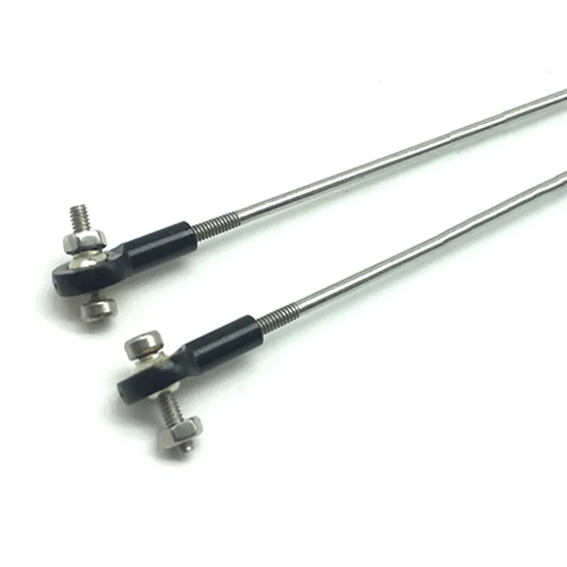 5pcs/Lot RC 2mm Servo Rod With M2 Ball Joint Pushrod Linkage Assembly ...