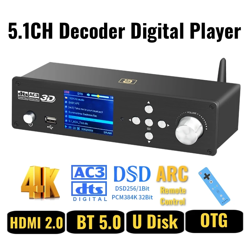 Decodificador-de-udio-Dolby-Atmos-Receptor-Bluetooth-5-0-Dongle-Dongle ...