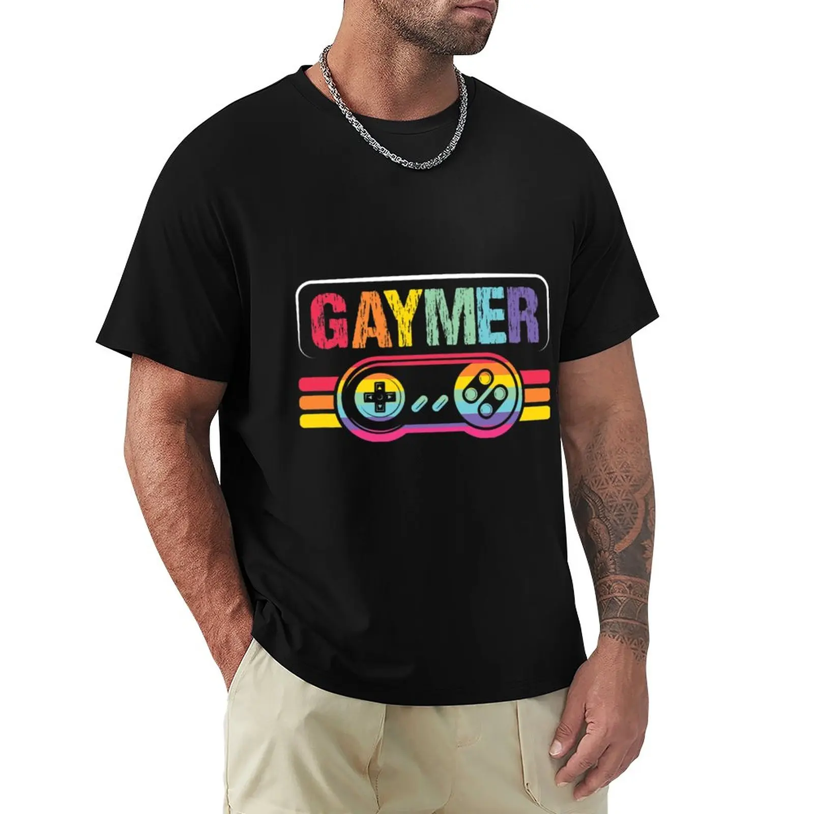 Gaymer Gay Gamer Rainbow Joystick Video Gaming Lover Lgbt T Shirt ...