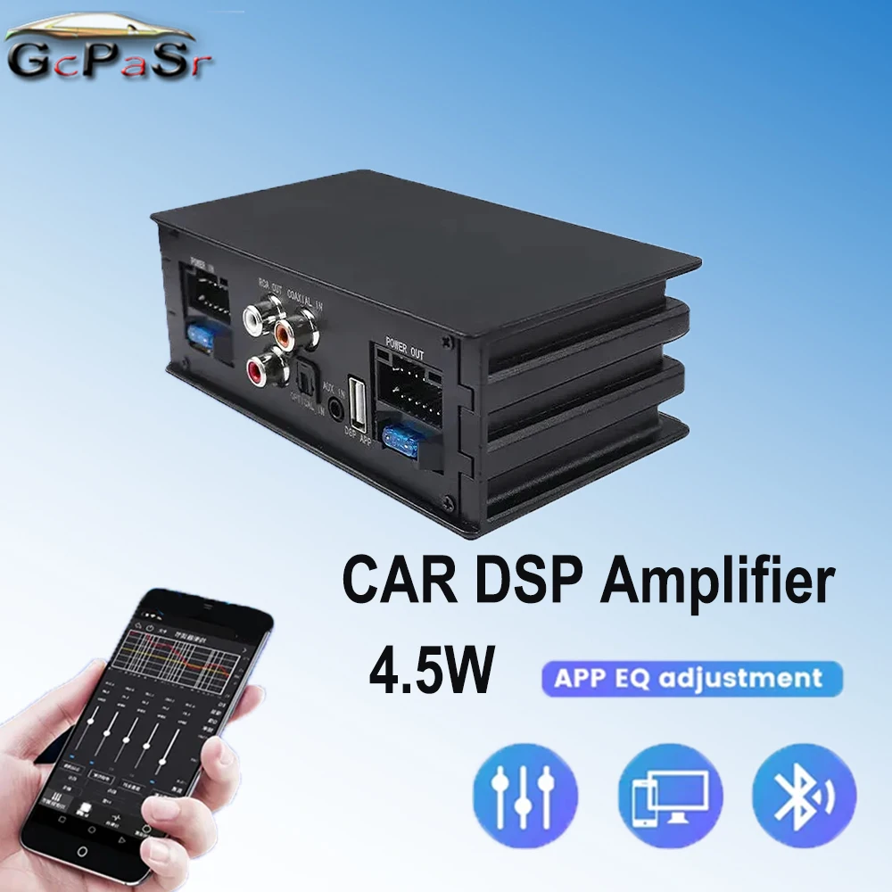 Car-DSP-Amplifier-for-Radio-Stereo-Subwoofer-4-50W-AP4450-with-Fiber ...