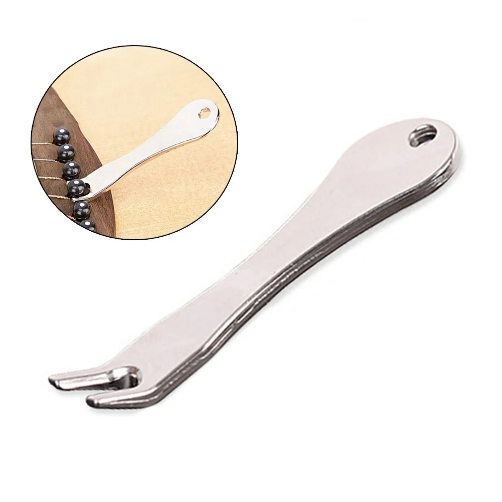 Guitar Bridge Pin Remover String Nail Peg Puller Tool Chrome Metal ...
