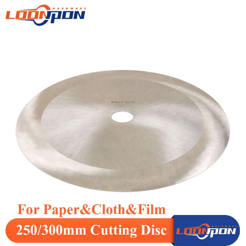 Loonpon 250/300mm Cutting Disc Circular Saw Blade Paper roll Cutter ...