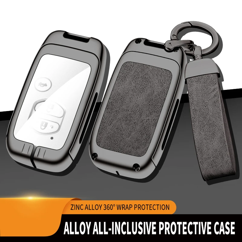 Zinc-Alloy-Leather-Car-Key-Case-Shell-Cover-for-Toyota-Prius-30-Alpha ...