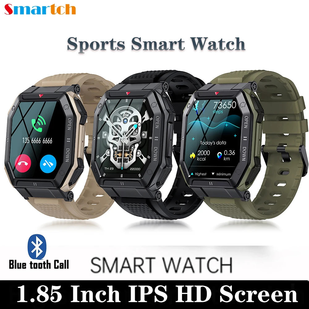 Smart Watch For Men Large Screen Bluetooth Calling Activity