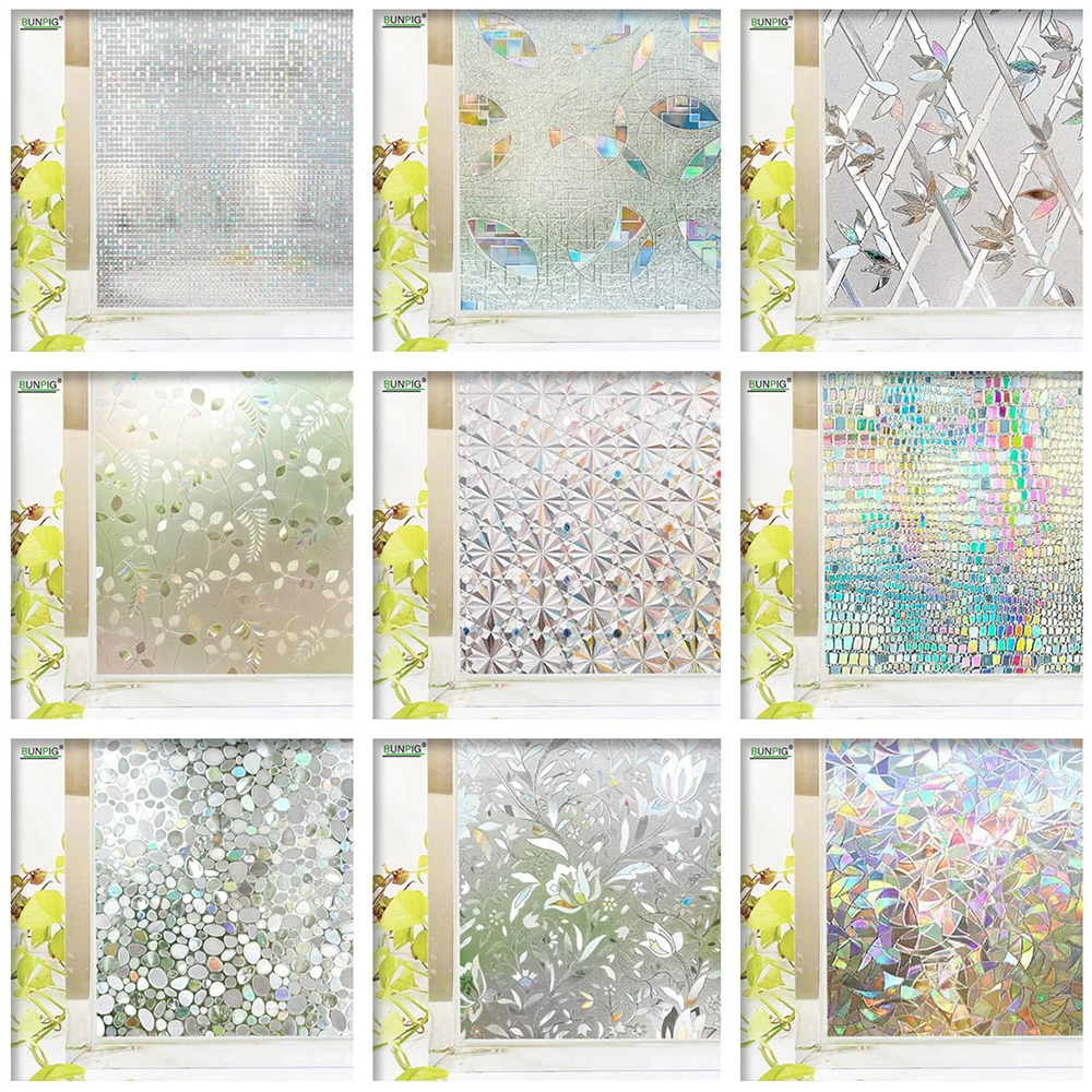 Rainbow-Window-Privacy-Film-Photochromic-3D-Decorative-Stained-Glass ...