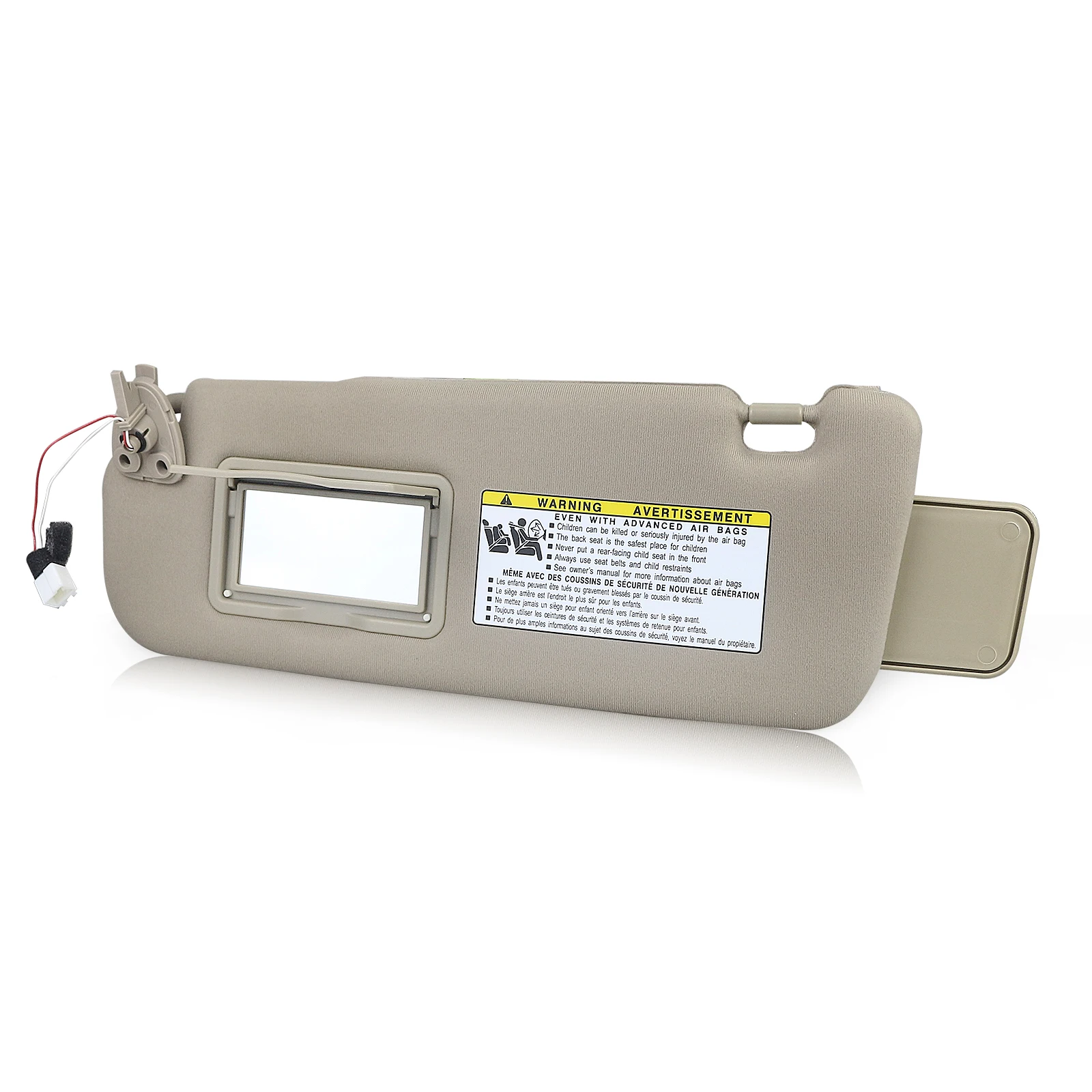 Beige-Sun-Visor-Left-Driver-Car-Front-Window-Shade-Blind-Shield-Cover ...