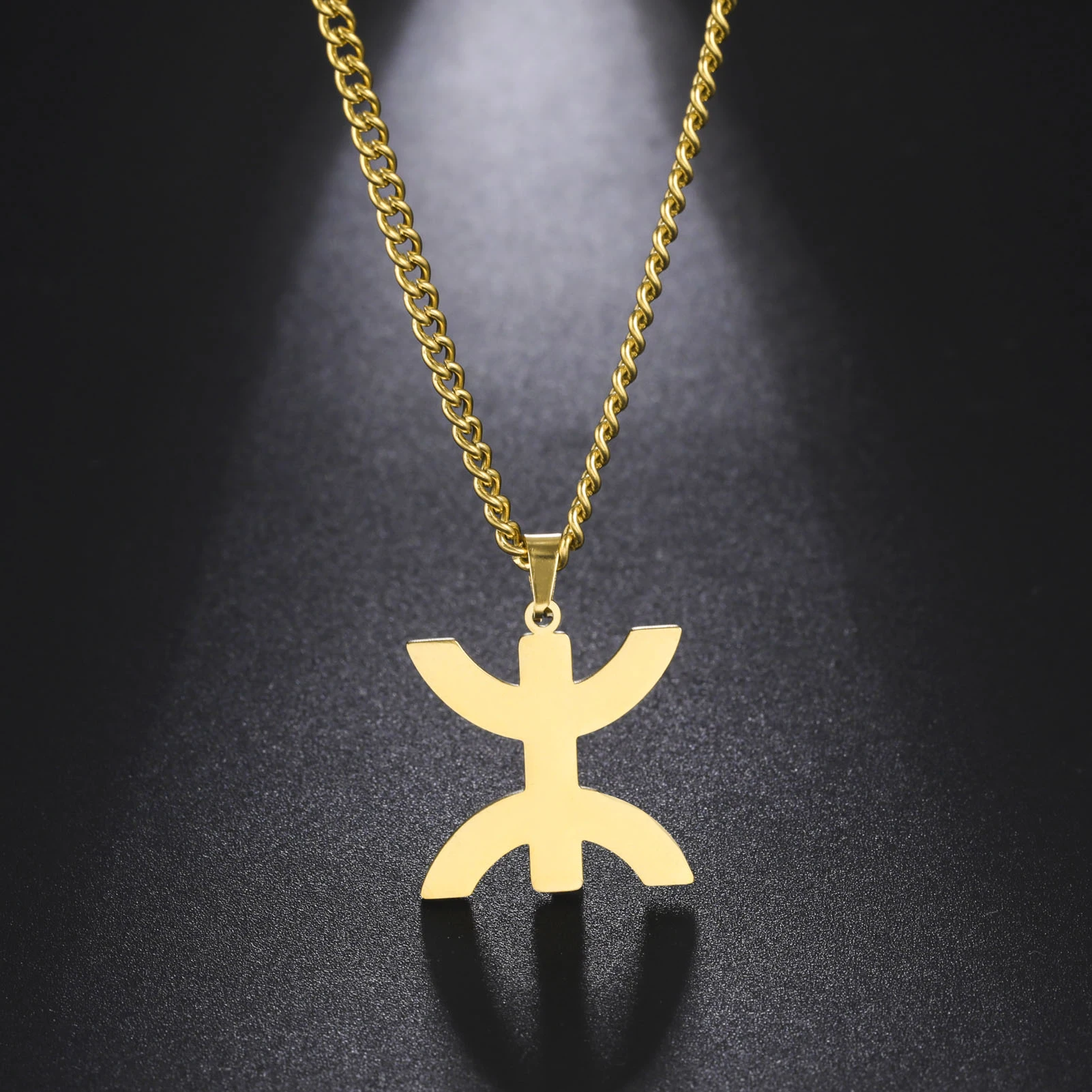 EUEAVAN-Africa-Berbers-Symbol-Pendant-Necklace-Stainless-Steel-Amazigh ...