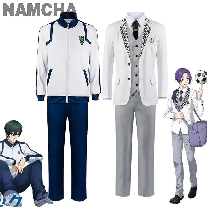 Anime-Isagi-Yoichi-Outfits-Blue-Lock-Cosplay-Costume-Jacket-Shirt-Vest ...
