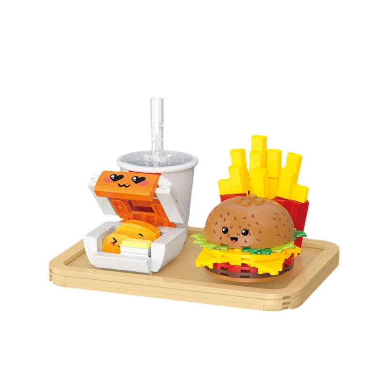 Hamburger-Building-Blocks-261PCS-French-Fries-Fried-Chicken-Models ...