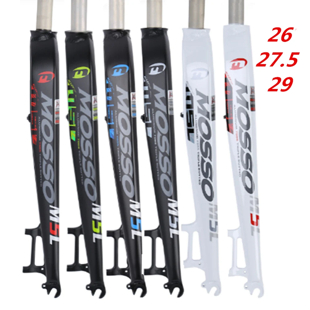 MOSSO horquilla rígida M5L de aleación 7005 para bicicleta de montaña ...