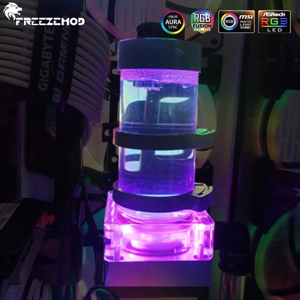 FREEZEMOD RGB Water Tank One piece Reservoir With Pump 800L/H ...