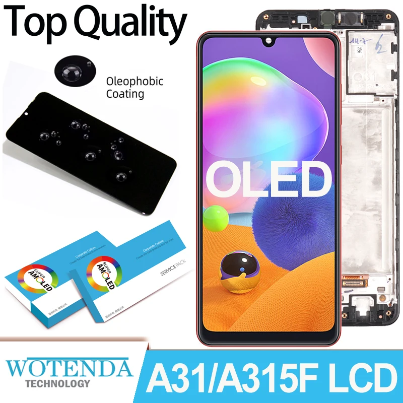 OLED-Display-For-Samsung-A31-LCD-A315F-Touch-Screen-Digitizer-LCD-For ...