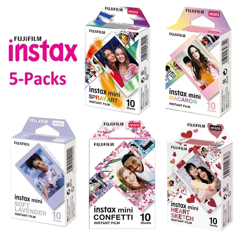 10-Sheets-Fujifilm-Instax-Mini-12-11-8-9-Film-Stained-Stars-Fuji ...