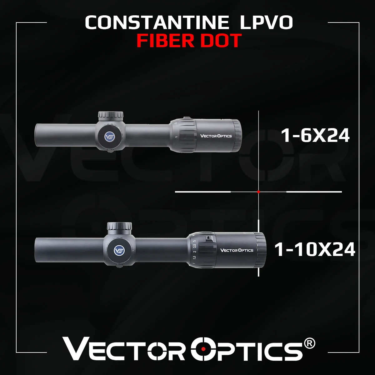 Vector Optics mira telescópica Constantine 1 6x24 1 10x24 SFP LPVO con ...