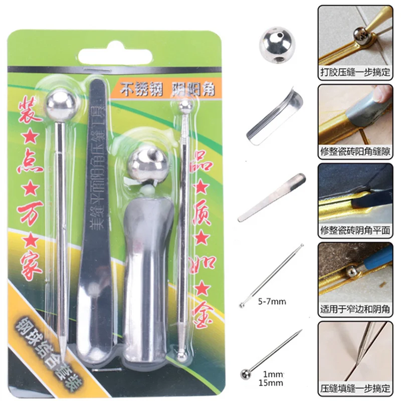 1 Set (5pcs) Tile Beauty Seam Construction Tool Set Tile Gap Cleaning ...