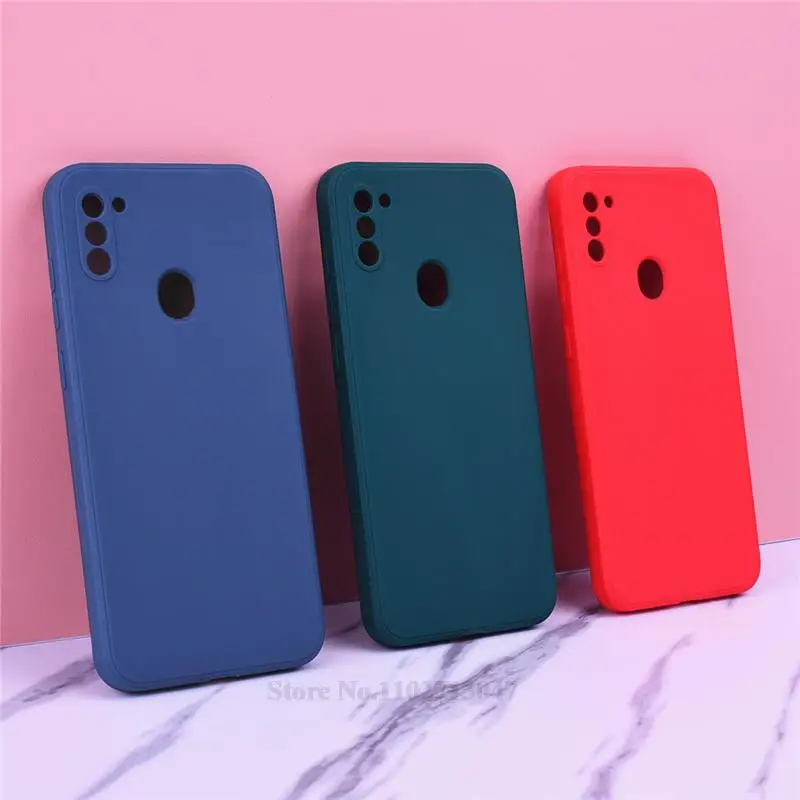 For-Samsung-Galaxy-M11-Case-Silicone-M-11-M115F-Soft-TPU-Back-Cover ...