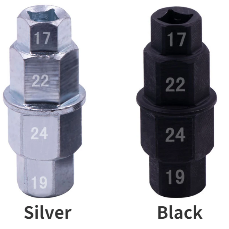 1pc 17 19 22 24mm Motorcycle Front Rear Wheel Axle Hex 17 19 22 24mm ...