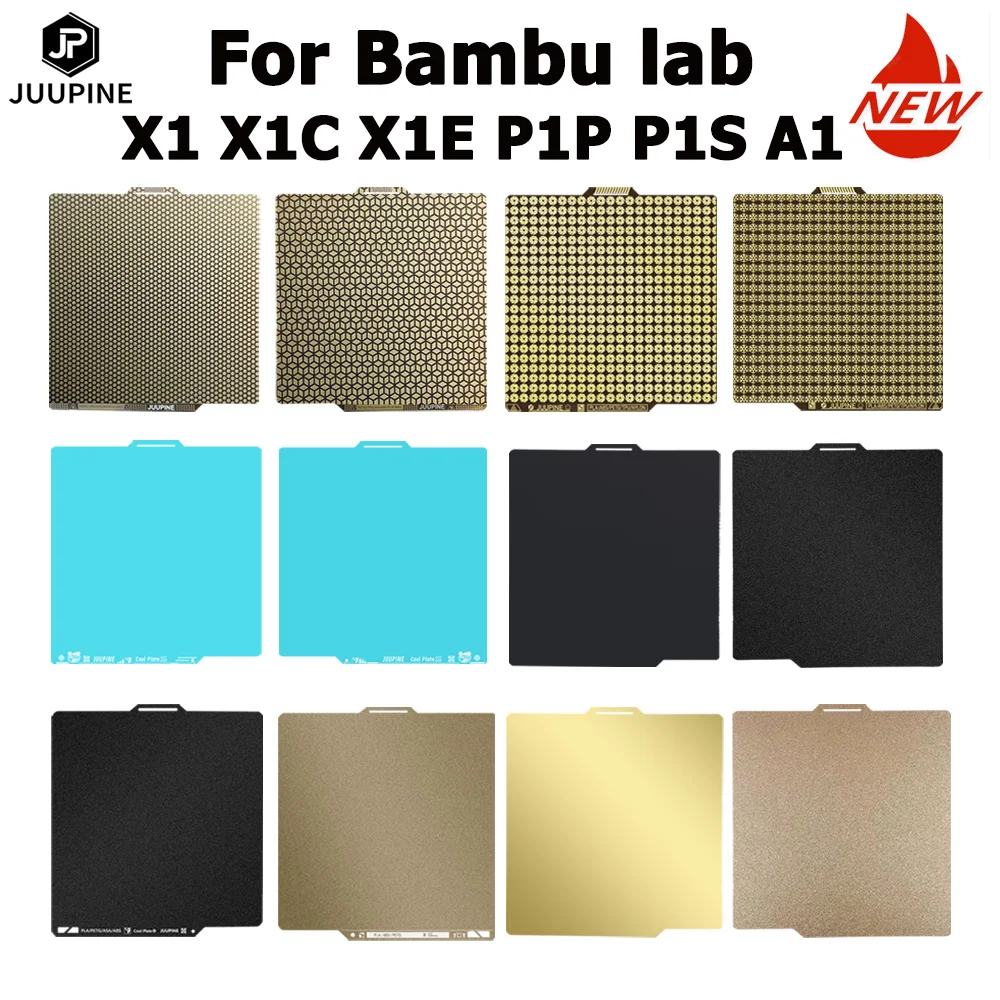 For Bambu Lab P1P P1S A1 X1 X1C Cool Plate Double Sided Smooth Textured ...
