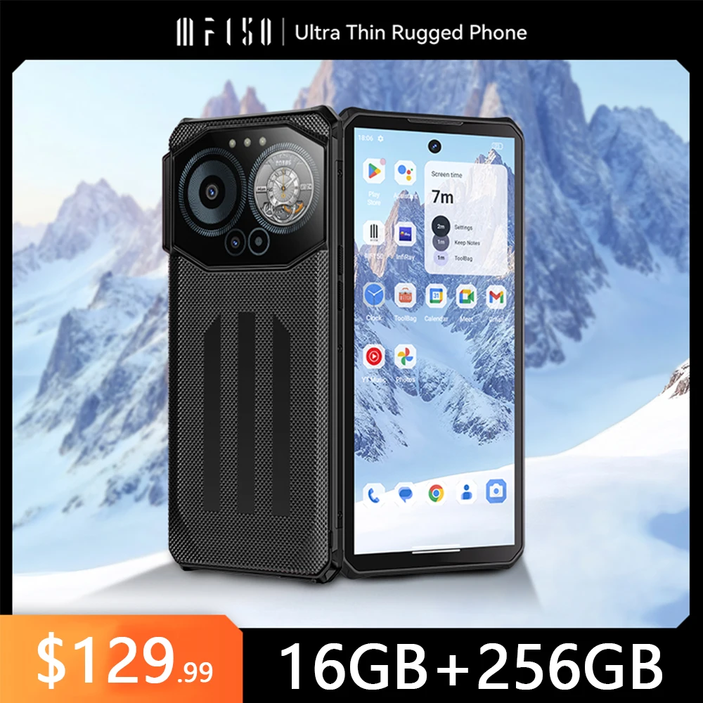 IIIF150 B3C Ultra-Thin Dual Display Rugged Phone - 16GB RAM (4+12 ...