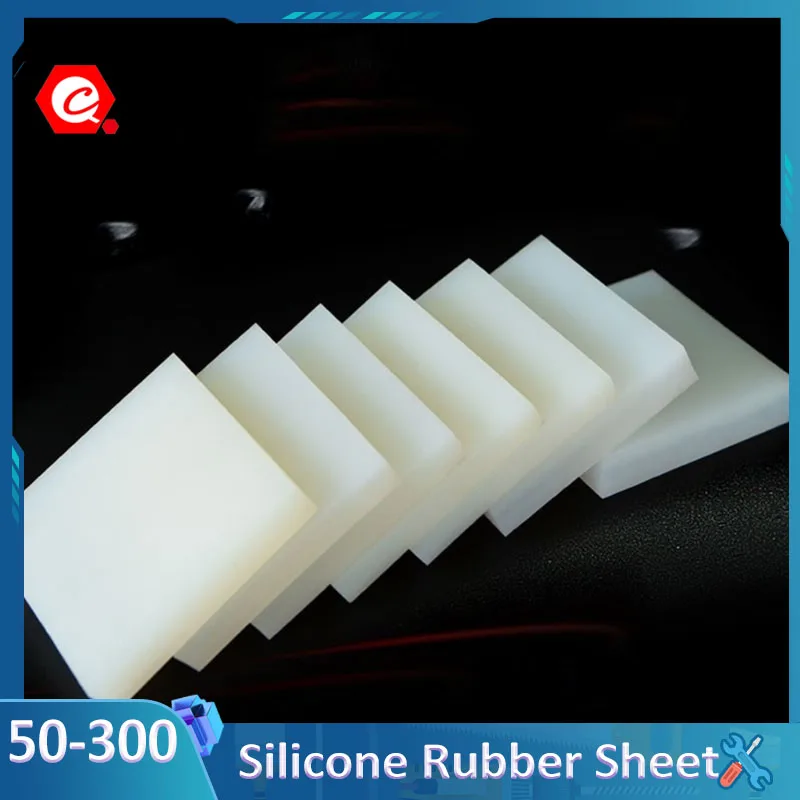 1Pc-White-Rubber-Silicone-Sheet-Silica-Gel-Board-Plates-Pad-Shock-proof ...