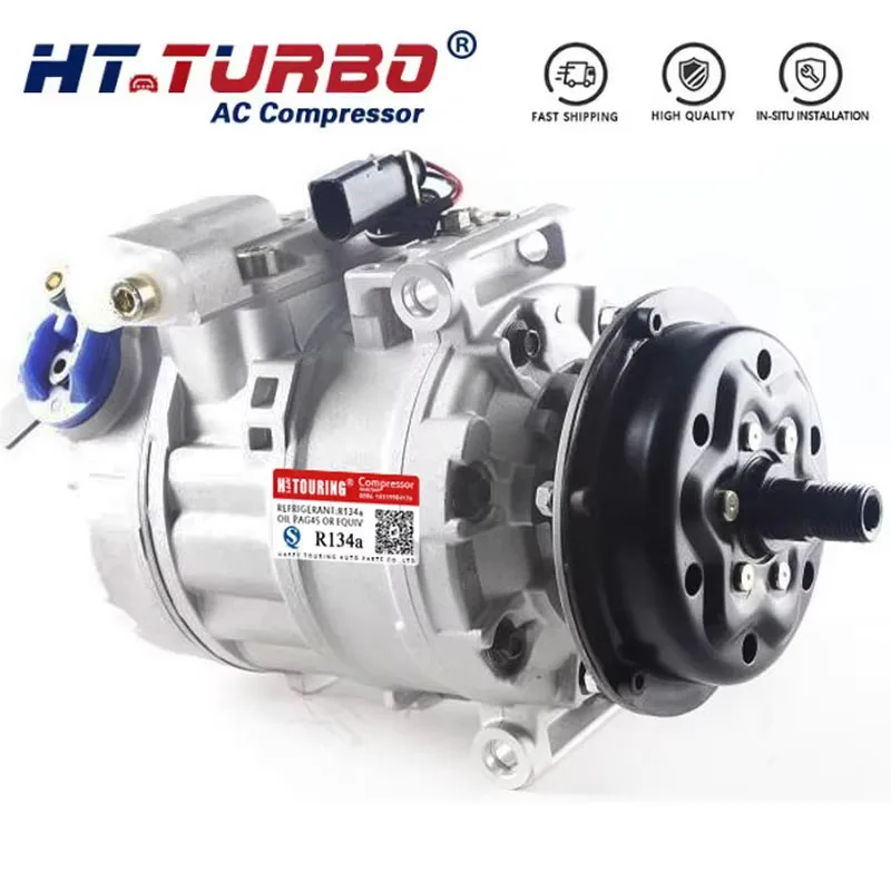 AC Compressor For VW Volkswagen T5 Touareg Phaeton Multivan Transporter ...