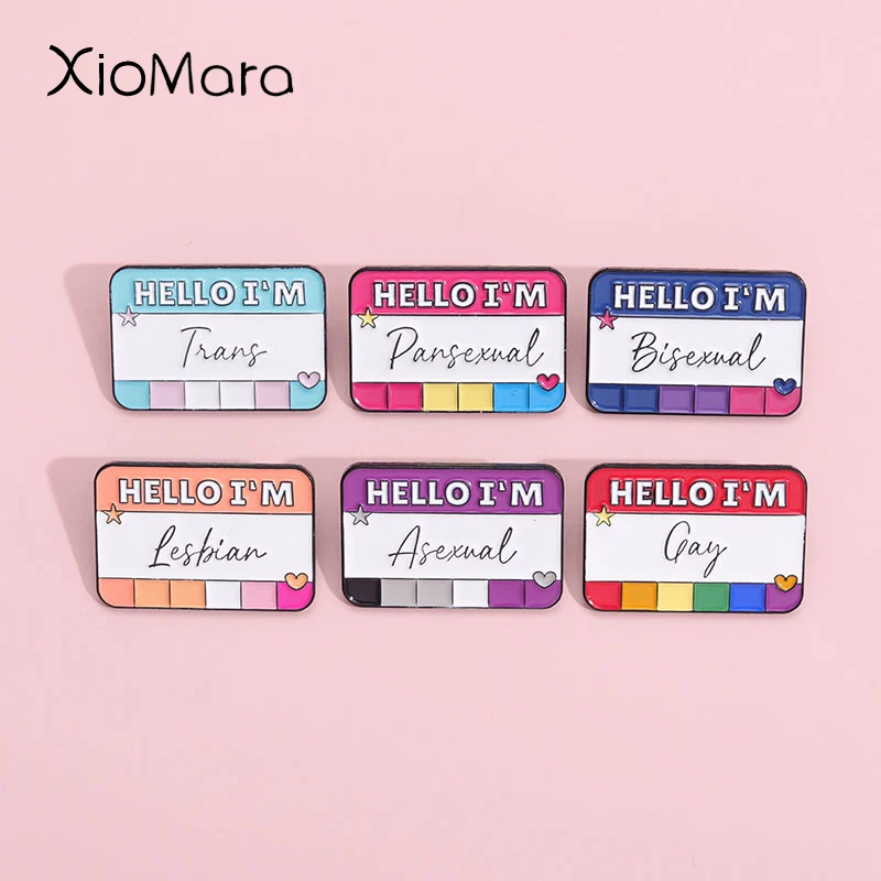 Hello-I-M-Bisexual-Enamel-Pins-Fun-Text-Bi-Pan-Asexual-Trans-Gay ...