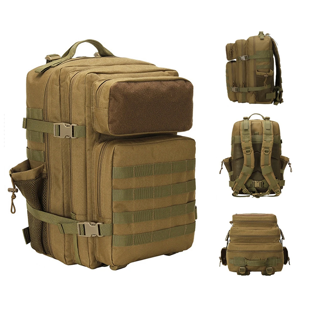 New 45L Large Capacity Man Army Tactical Backpack Military Assault Bag ...