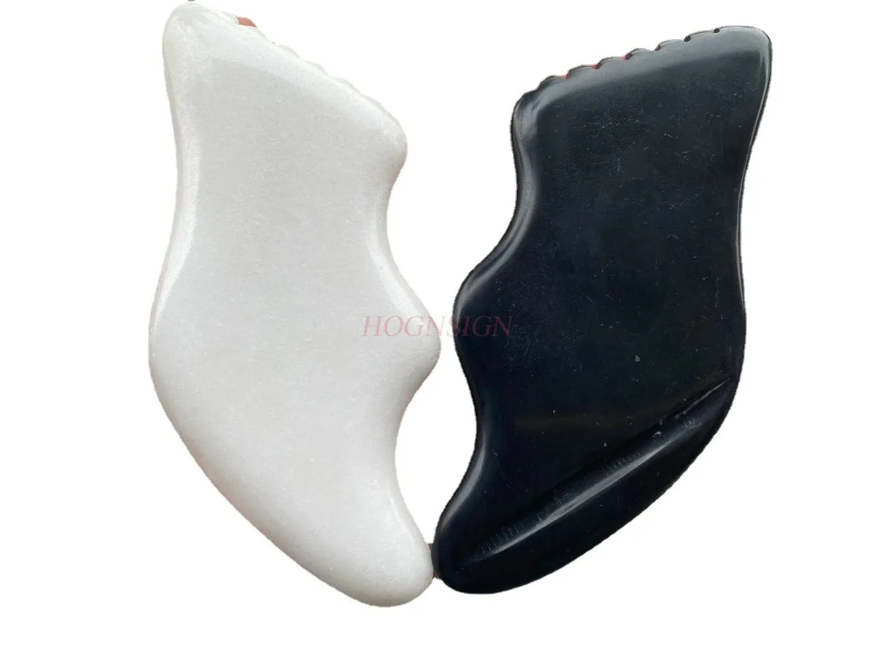 New-Chinese-Bianstone-Scraping-Board-Body-Face-Guasha-Tool-White-Black ...