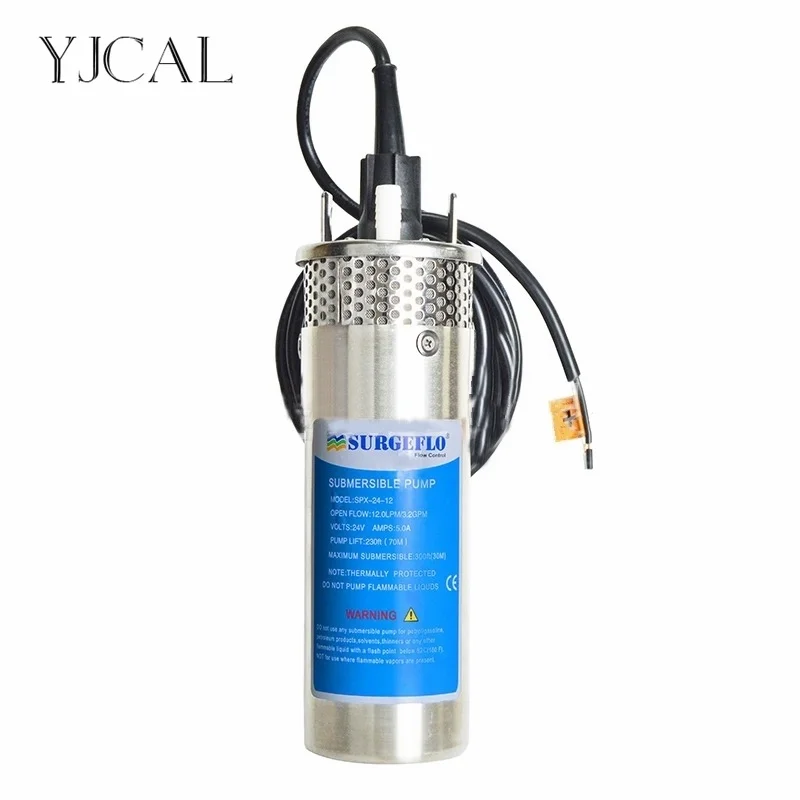 Solar Water Pump DC 12V 24V High Pressure Solar Power Pump Submersible ...