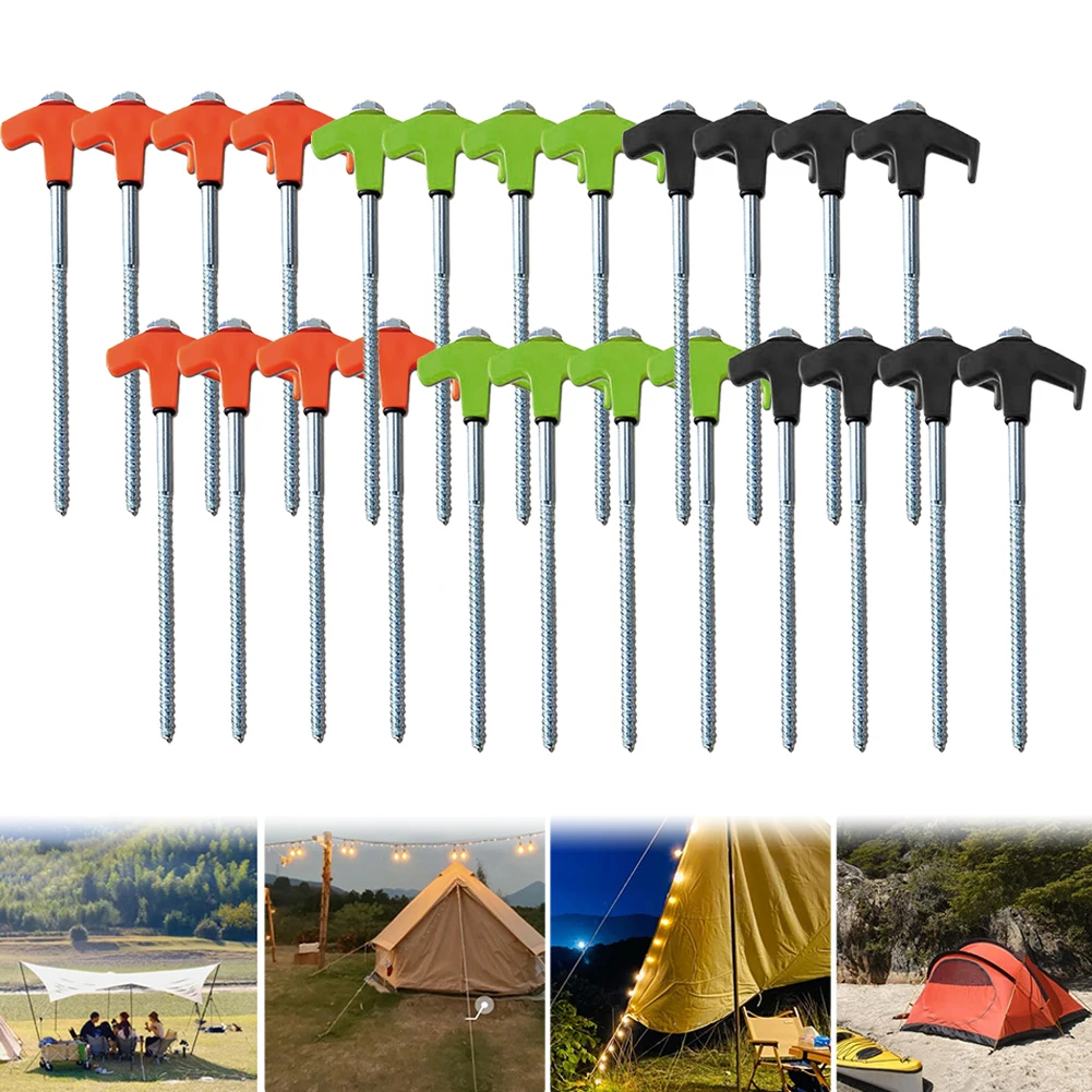 8Pcs-Metal-Tent-Spikes-with-Hex-Socket-Heavy-Duty-Spiral-Screw-Camping ...