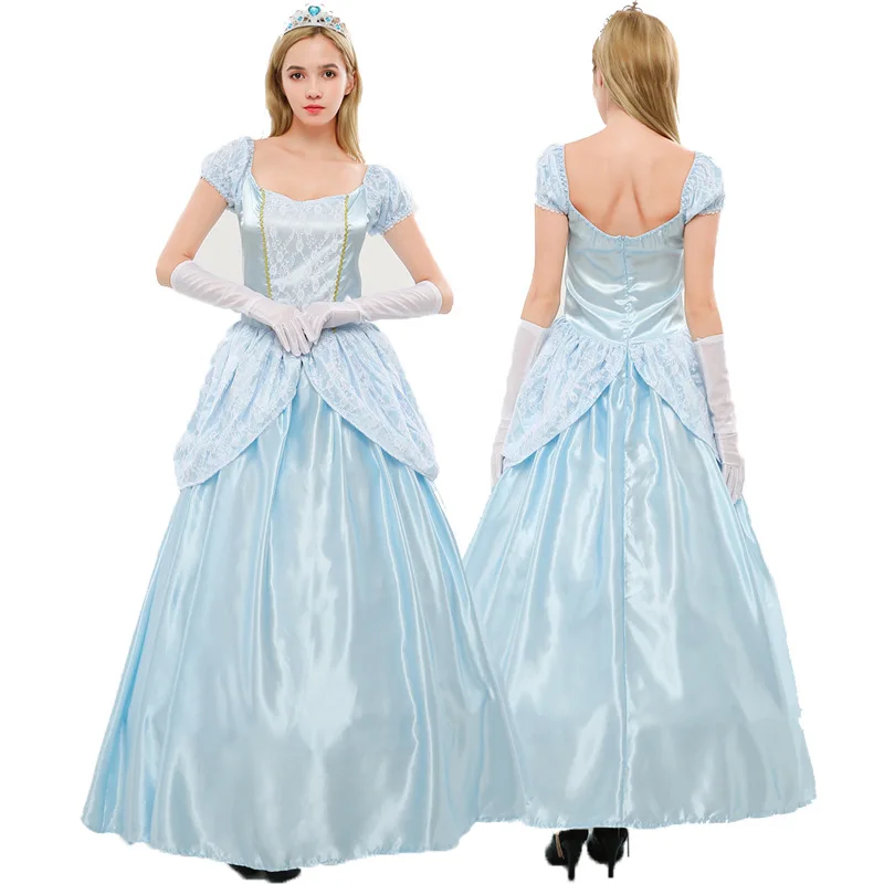 Halloween Cinderella Costume Sexy Princess Snow Whit Fantasia Fancy ...