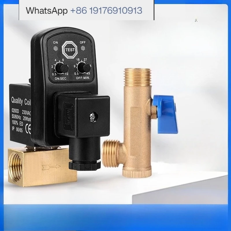 Air compressor automatic drain device gas tank drain switch timer 220v ...