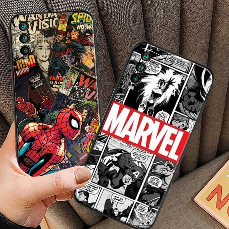 Marvel-Comics-Phone-Cases-For-Xiaomi-POCO-X3-GT-X3-Pro-M3-POCO-M3-Pro ...