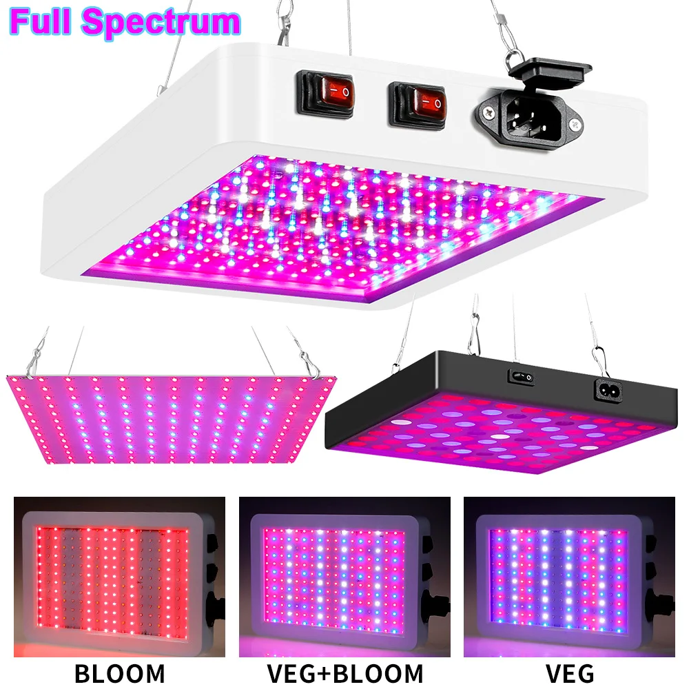 81-312LED-Grow-Plant-Lights-25W-80W-Full-Spectrum-Greenhouse-Growing ...