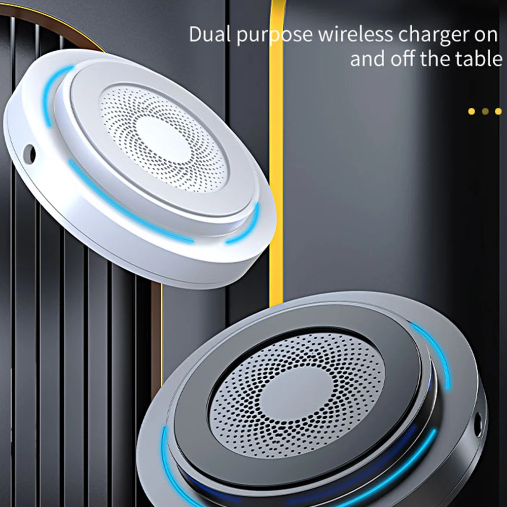 Table Induction Charger Invisible Qi Wireless Charging Base Built in ...