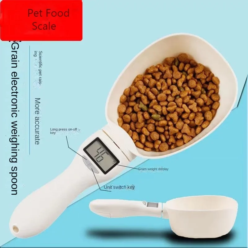 Pet Food Scale Electronic Measuring Tool Dog | Measuring Spoon Scale ...