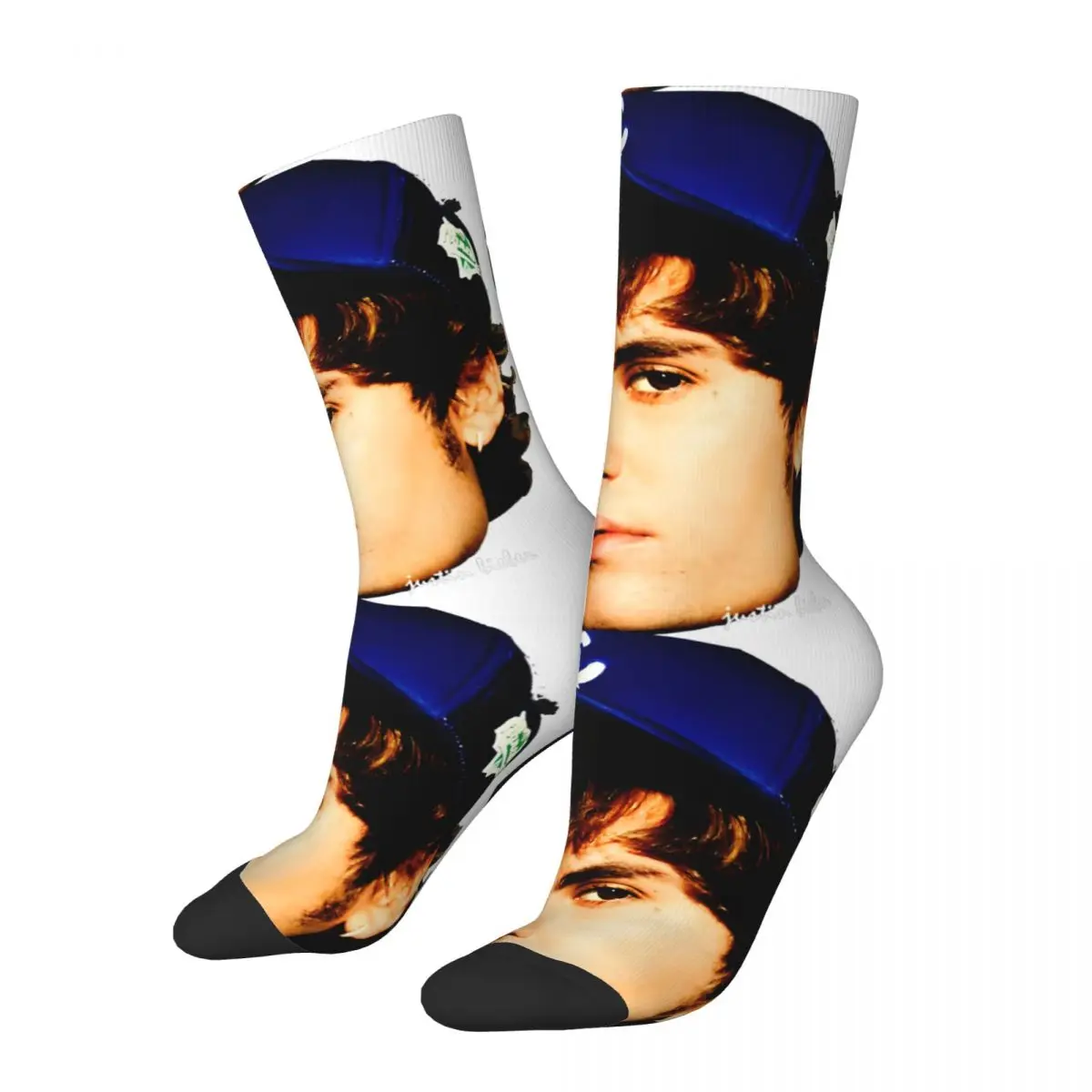 Crazy-compression-Melodic-Moments-Justinnbieeber-Sock-for-Men-Vintage ...
