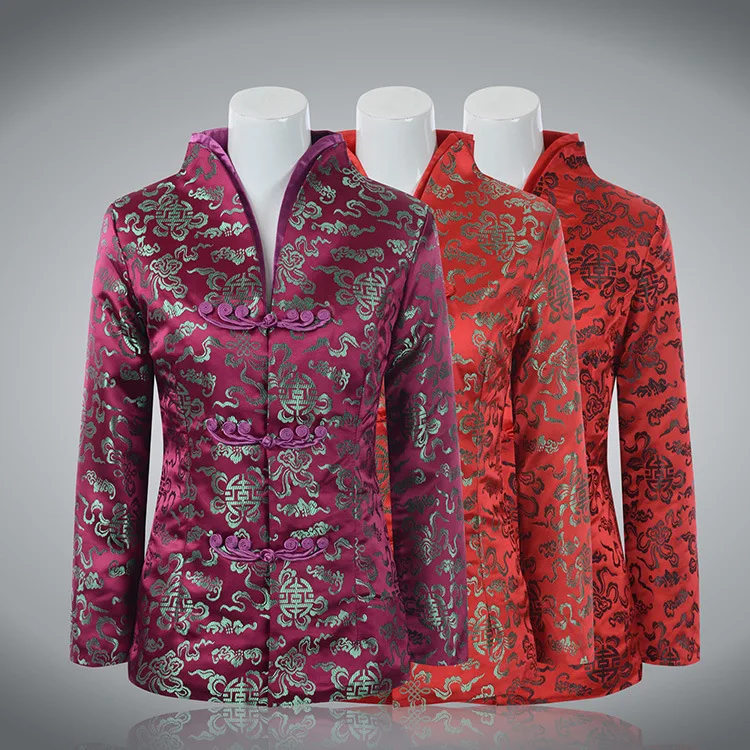 Women-Elegant-Tang-Clothes-Tops-Satin-Jacquard-Cheongsam-Jacket ...