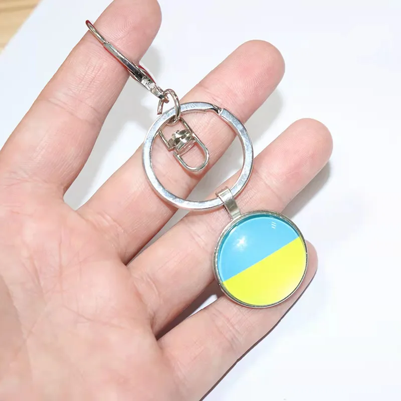 Ukraine Keychain Ukraine Flag Keychain - Patriotic Blue And Yellow Key ...