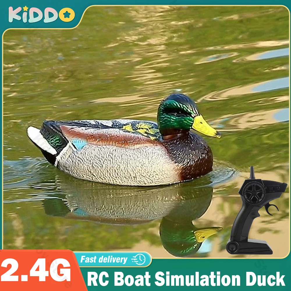 RC-Boat-Simulation-Duck-Remote-Control-High-Speed-Speedboat-2-4G ...